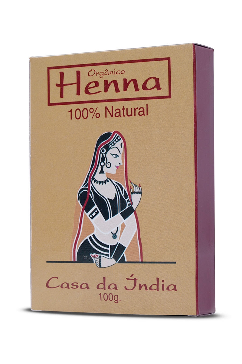 Henna Pura Indiana Para os Cabelos HE0003